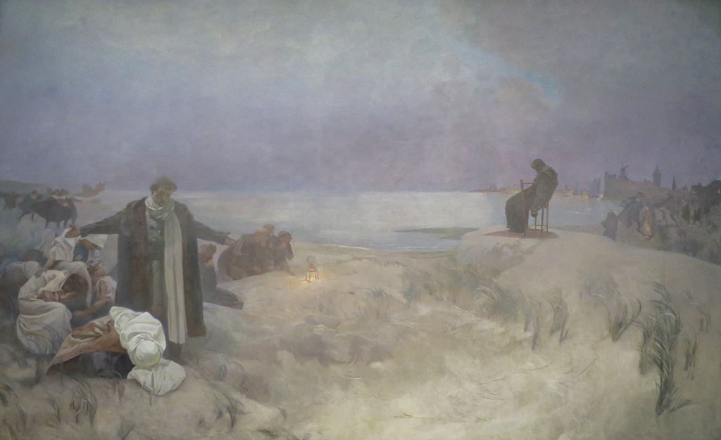 The Last Days of Jan Amos Komensky (Comenius) in Naarden by Alphonse Mucha