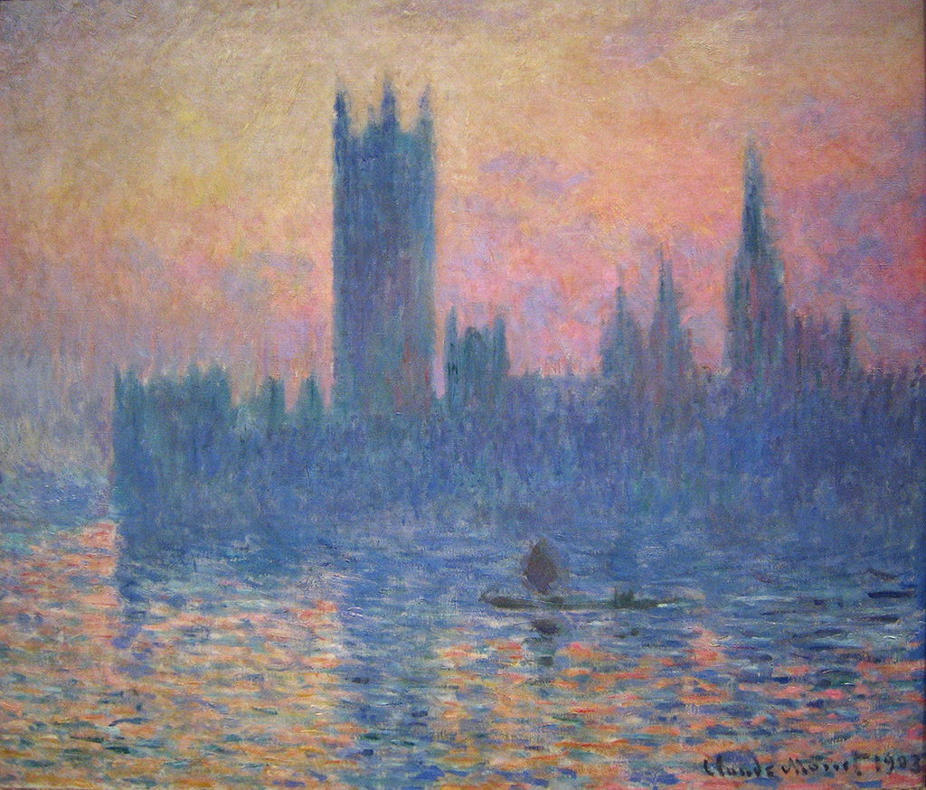 Sunset in Venice (San Giorgio Maggiore at Dusk) by Claude Monet