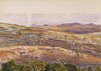 The Dead Sea from Siloam by William Holman Hunt